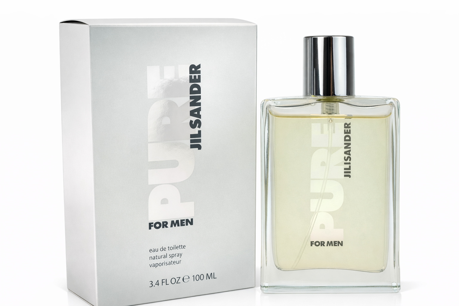 Jil Sander Pure Men Eau de Toilette 50 ml - Fresh & Elegant Fragrance ...